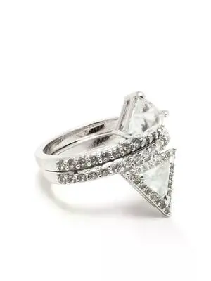 SWAROVSKI Oryx Crystal Ring - Silver