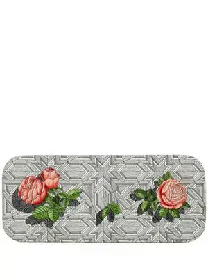 FORNASETTI Musciarabia Wood Tray - White