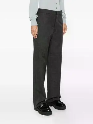 Miu Miu Logo-patch Trousers