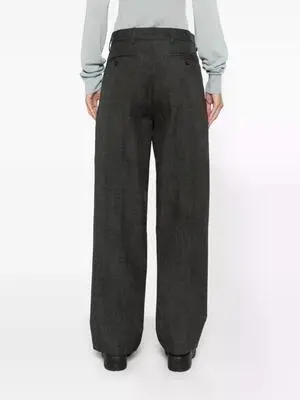 Miu Miu Logo-patch Trousers