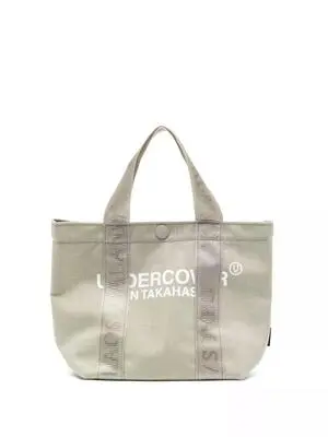 Undercover Logo-print Canvas Tote Bag - Neutrals