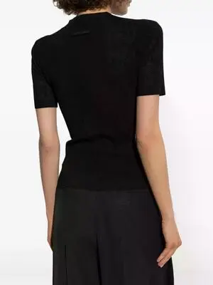 Tory Burch Perforated Knit Top