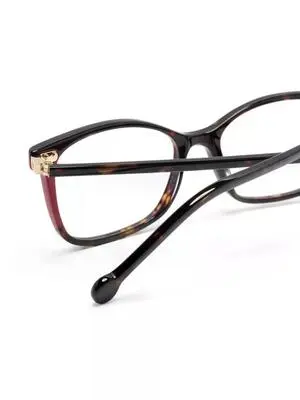 Carolina Herrera Tortoiseshell Square-frame Glasses