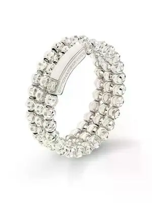 OFFICINA BERNARDI 18kt White Gold Moon Diamond Ring - Silver