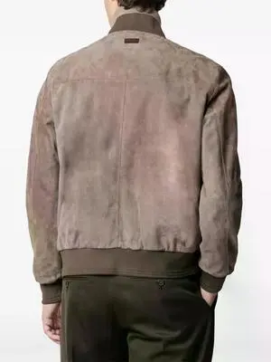 TOD'S Suede Bomber Jacket