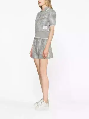 Thom Browne Checked Tweed Track Shorts