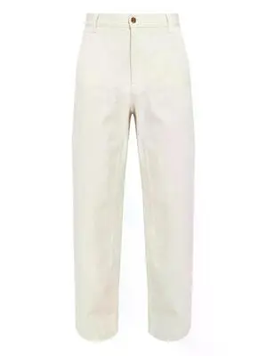 Versace Trousers With Logo Patch