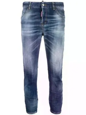 Dsquared2 Distressed Cropped Jeans