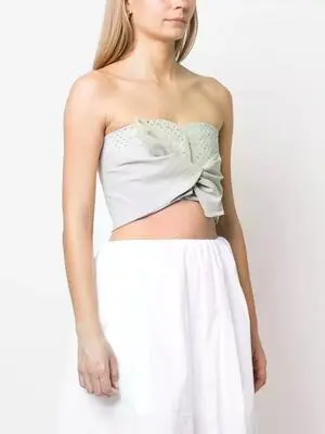 Philosophy Di Lorenzo Serafini Punched-paneling Strapless Top