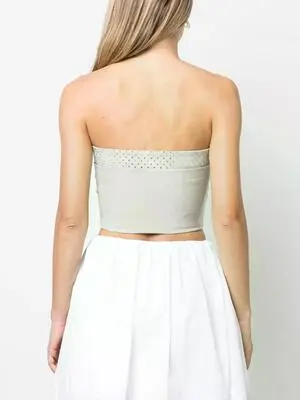 Philosophy Di Lorenzo Serafini Punched-paneling Strapless Top