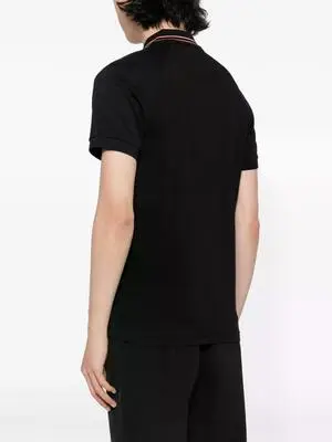 BOSS Logo-print Striped-trim Polo Shirt