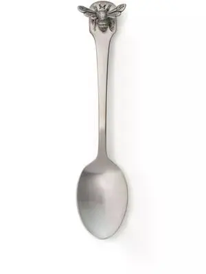 Gucci Bee-engraved Set Of Two Coffee Spoons - Silver