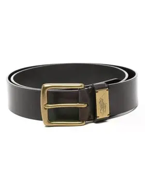 Polo Ralph Lauren Pony-plaque Leather Belt - Brown