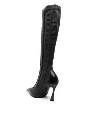 MUGLER 105mm Bi-colour Fang Boots
