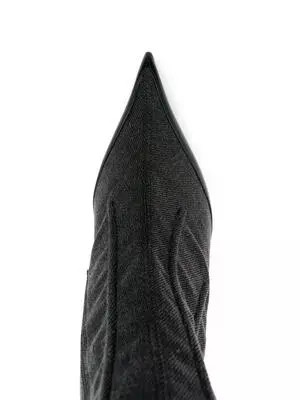 MUGLER 105mm Bi-colour Fang Boots