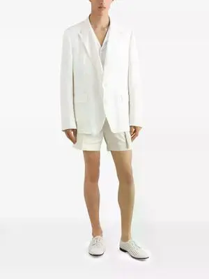 Dolce & Gabbana Single Breasted Blazer - White