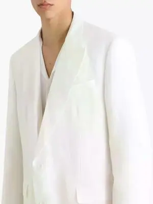 Dolce & Gabbana Single Breasted Blazer - White