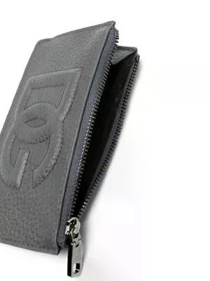 Dolce & Gabbana Embossed-logo Wallet - Grey