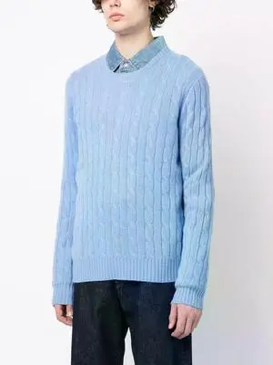 Polo Ralph Lauren Cable-knit Cashmere Jumper - Blue