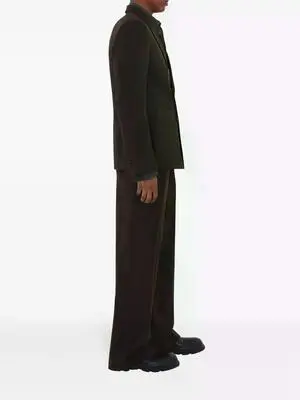 Burberry Pressed-crease Wool Tailored Trousers