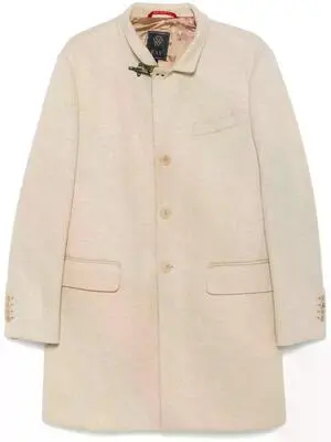 FAY Single-breasted Coat - Neutrals