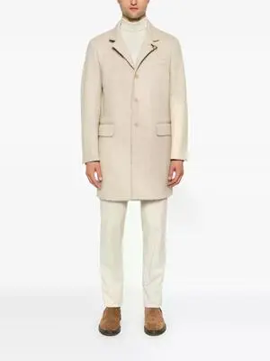 FAY Single-breasted Coat - Neutrals