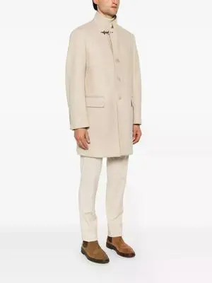 FAY Single-breasted Coat - Neutrals
