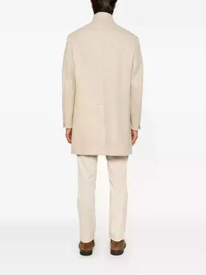 FAY Single-breasted Coat - Neutrals