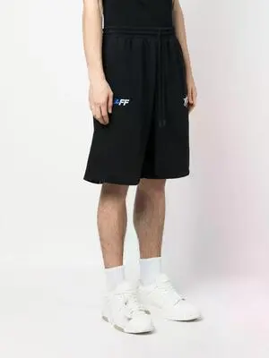 Off-White Exact Opp Skate Cotton Track Shorts