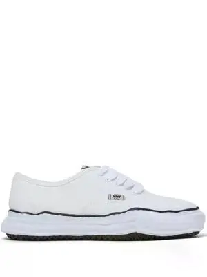 Mihara Yasuhiro Baker Og Sole Canvas Low-top Sneakers - White