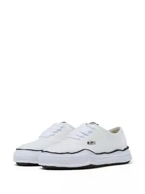 Mihara Yasuhiro Baker Og Sole Canvas Low-top Sneakers - White