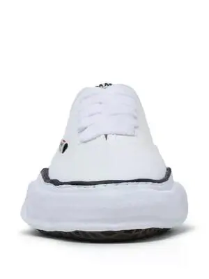 Mihara Yasuhiro Baker Og Sole Canvas Low-top Sneakers - White