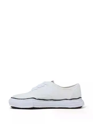 Mihara Yasuhiro Baker Og Sole Canvas Low-top Sneakers - White