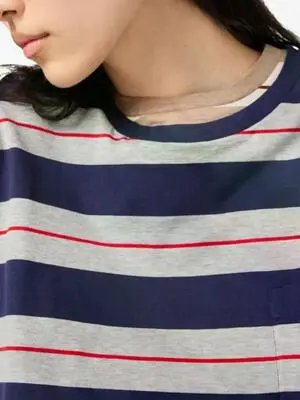 Miu Miu Striped Cotton T-shirt