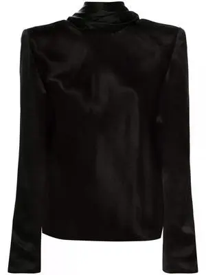 Saint Laurent Straight Hem Blouses