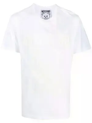 Moschino Logo-print Cotton T-shirt - White