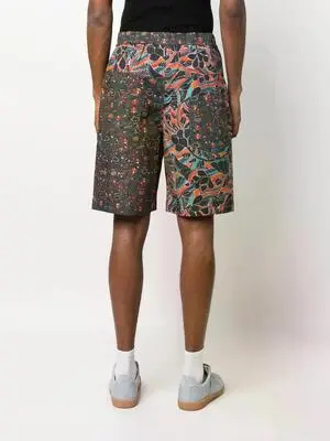 MARANT Graphic-print Deck Shorts