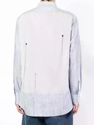 MAISON MARGIELA Destroyed Spliced Knit Shirt