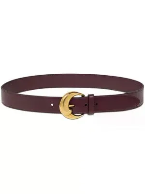 Etro Paisley Buckle Leather Belt - Red