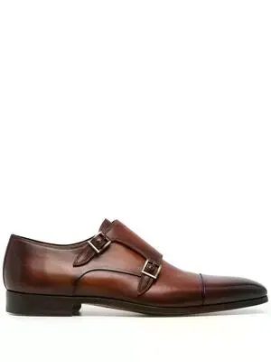 Magnanni Double-buckle Monk Shoes