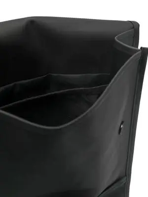 Rains Buckle-strap Backpack - Black
