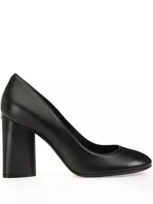 SERGIO ROSSI Pilier Leather Pumps