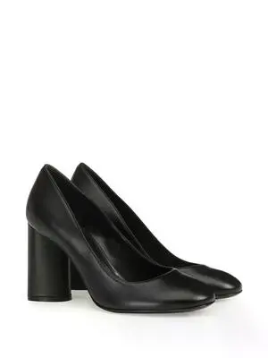 SERGIO ROSSI Pilier Leather Pumps