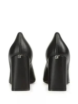 SERGIO ROSSI Pilier Leather Pumps