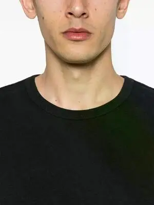LEMAIRE Jersey-texture T-shirt - Black