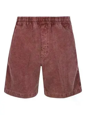 Carhartt Work In Progress Logo-patch Corduroy Shorts