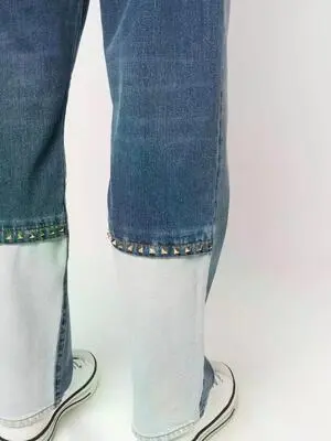 Valentino Garavani Rockstud Straight-leg Jeans