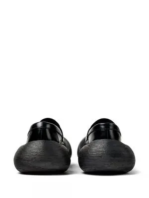 Camper Caramba Leather Loafers - Black