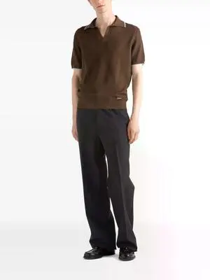 Prada Contrast-trim T-shirt