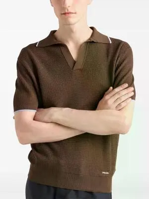 Prada Contrast-trim T-shirt